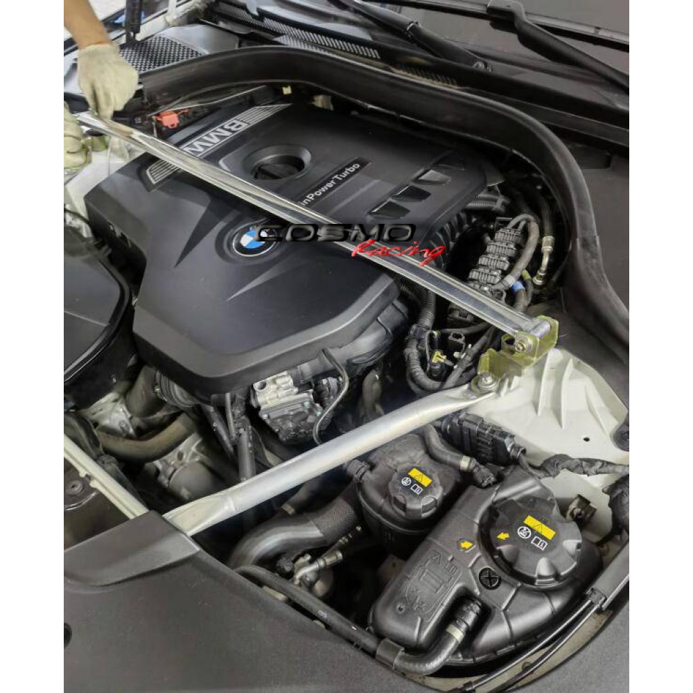 BMW G38 520Li 528Li 530Le 530Li 540Li Front Strut Brace Tower Bar – Street Tuning | COSMO Racing